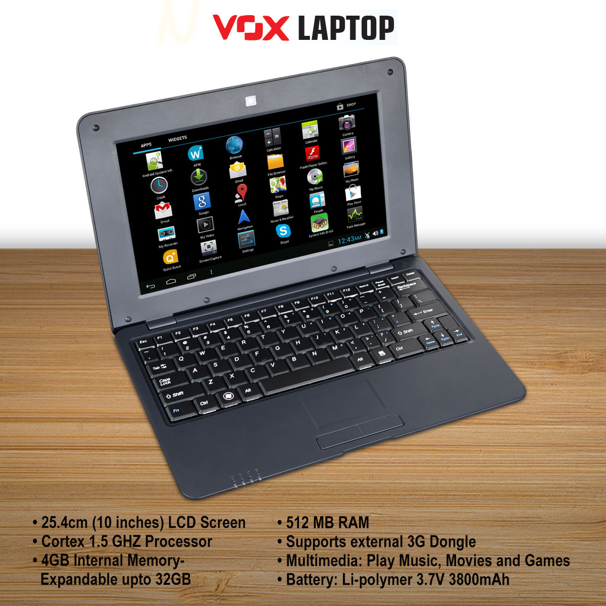 VOX 10 inch android laptop pattern unlock - GSM-Forum